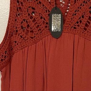 Cupio | Dresses | Rust Colored Summer Dress By Cupiol | Poshmark